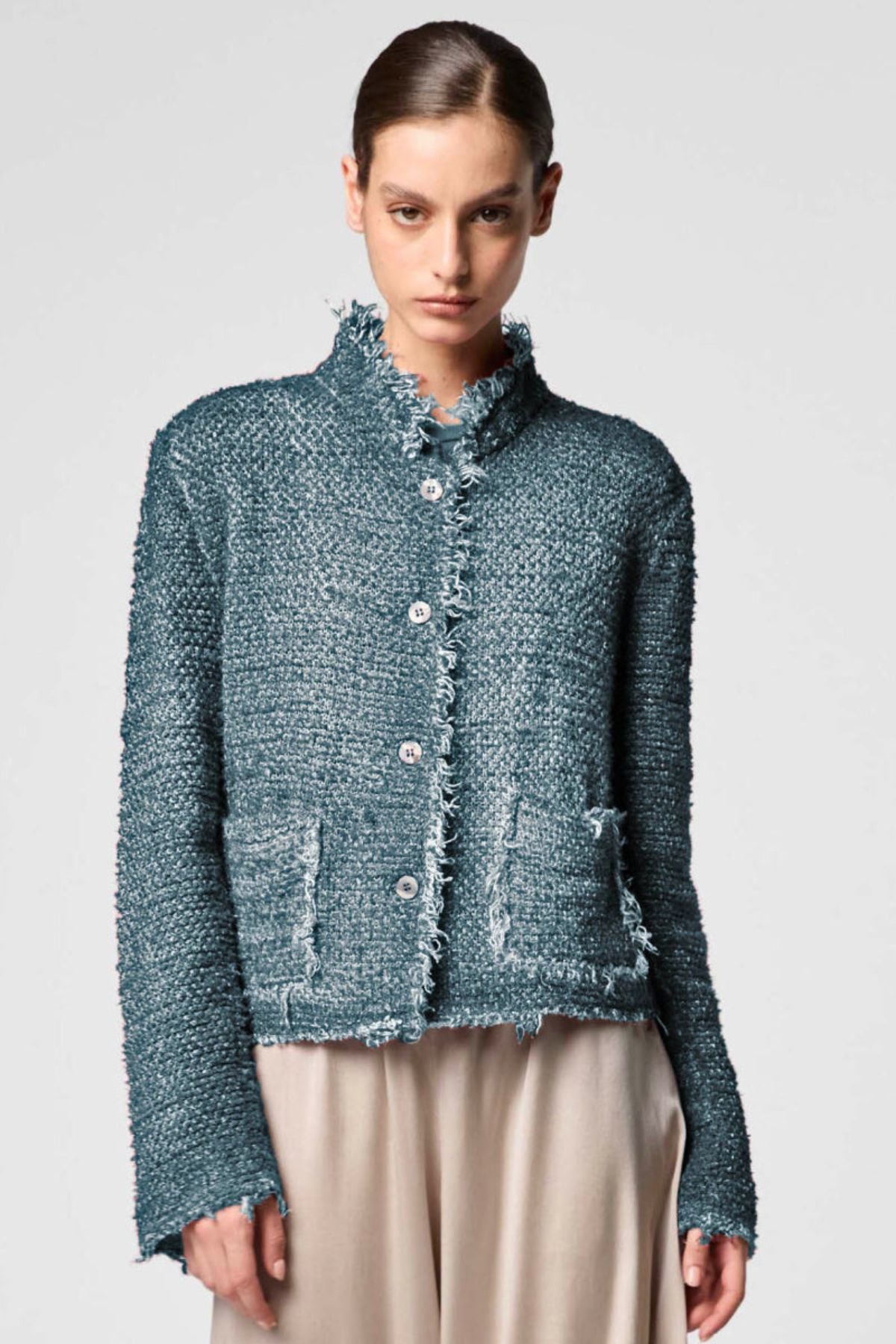 Avant Toi Hand Painted Jacket - Light Titanium – GRACE Melbourne