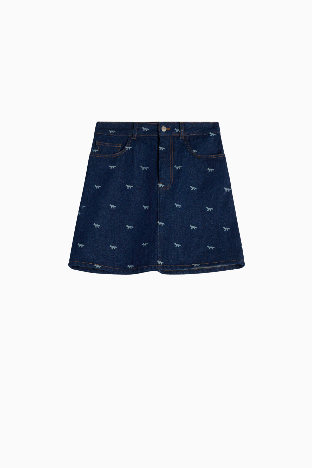 Maison Kitsuné Mini Denim Skirt - Dark Laser – Grace Melbourne