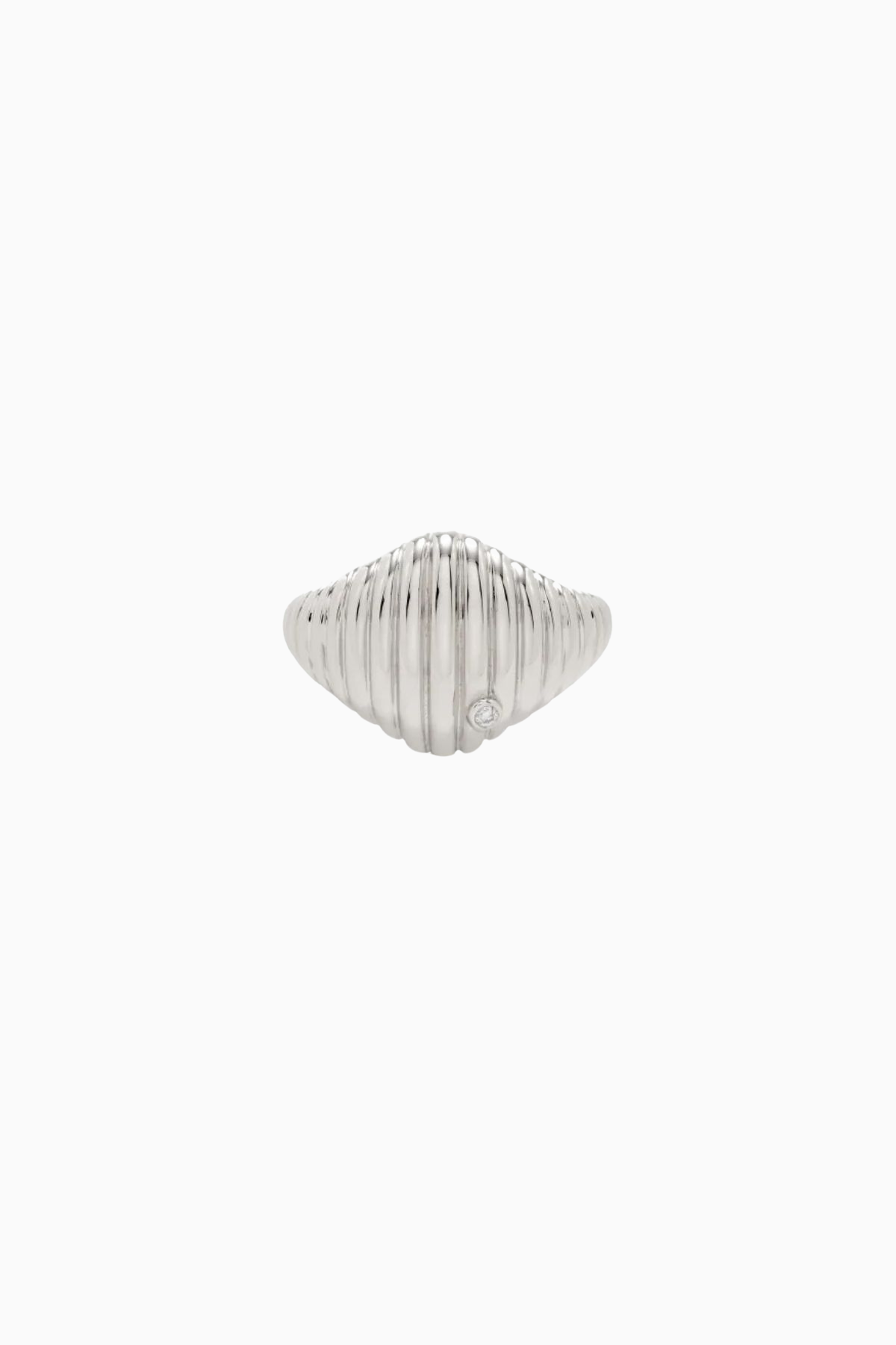 Yvonne Léon Chevaliere Oval Ring - White Gold – GRACE Melbourne